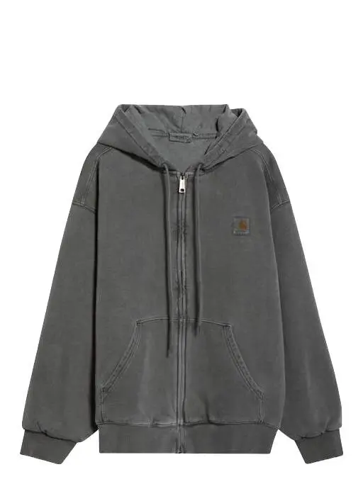 Carhartt Work In Progress Hooded Vista Jacket - Black Garment Dyed