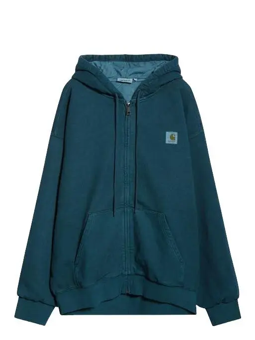 Carhartt Work In Progress Hooded Vista Jacket - Deep Lagoon Garment Dyed