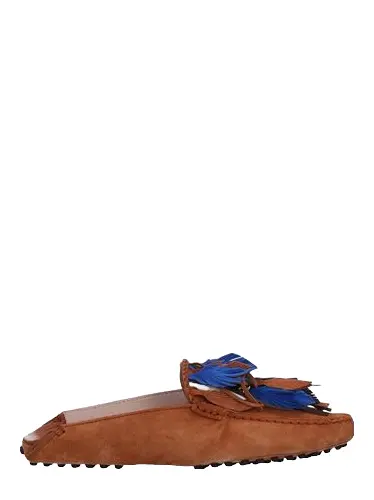 TOD'S Leather Mules - Brown