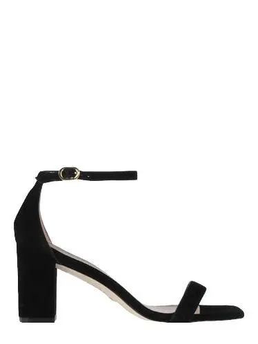 STUART WEITZMAN Suede Sandals - Black