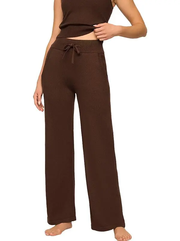Eberjey Sweater Pants - Chocolate