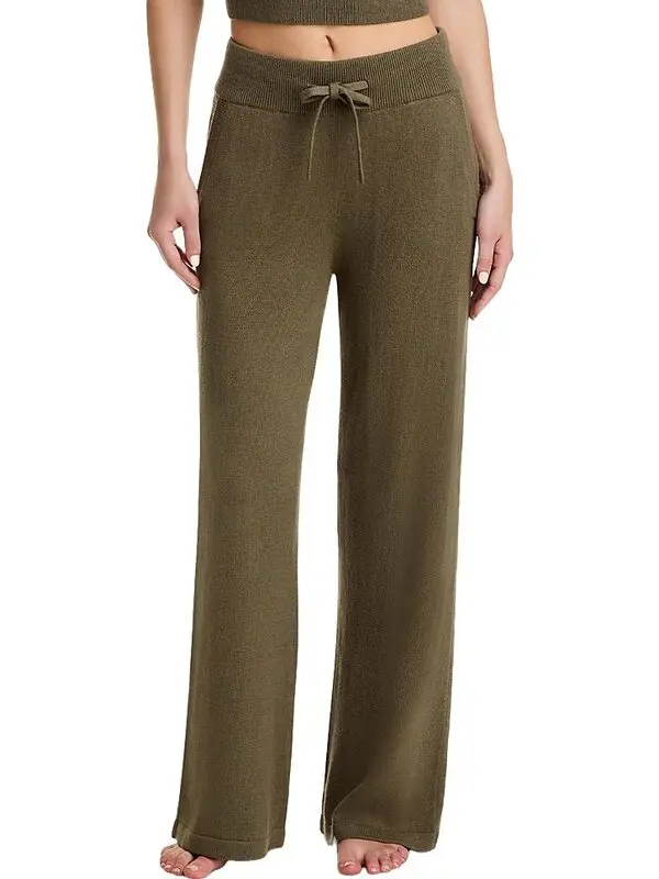 Eberjey Sweater Pants - Smokey Olive
