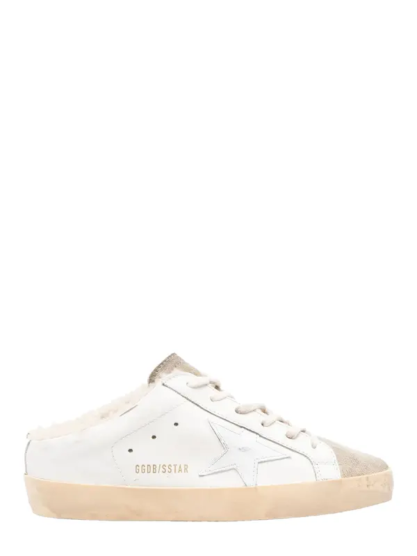 GOLDEN GOOSE Super-star Sabot Sneakers - White