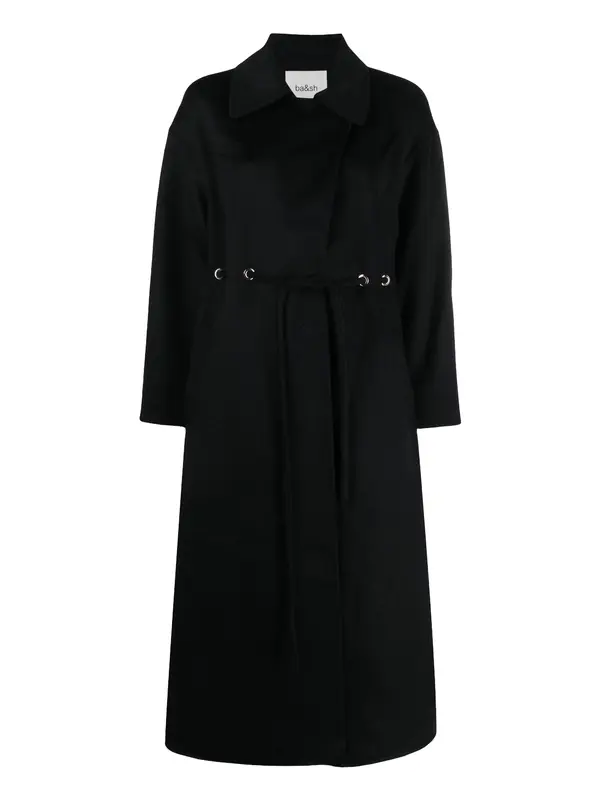 Ba&sh Kate Wool-blend Coat - Black