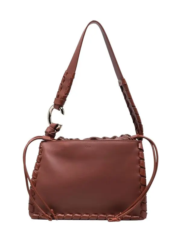 Chloé Tess Leather Shoulder Bag - Brown