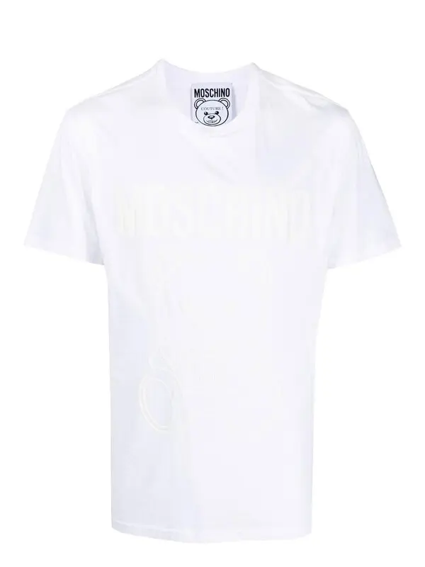 Moschino Logo-print Cotton T-shirt - White