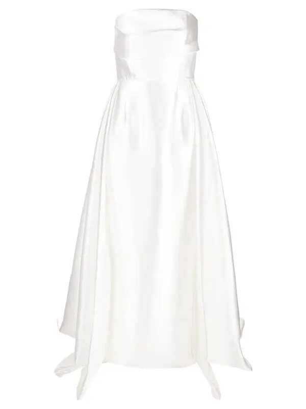 Solace London Tiffany Bandeau Maxi Dress - White