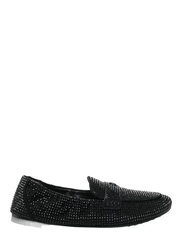 Tory Burch Ballet Leather Loafers - Black
