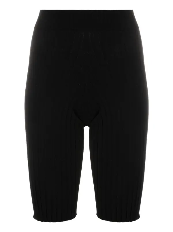 Fabiana Filippi High-waisted Knee-length Shorts - Black