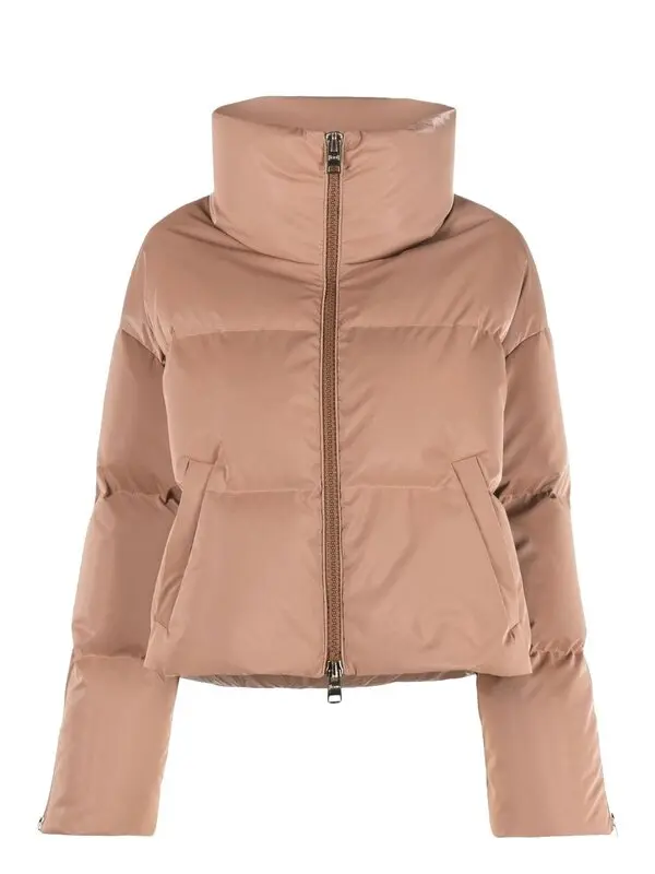 Herno Padded Cropped Jacket - Neutrals