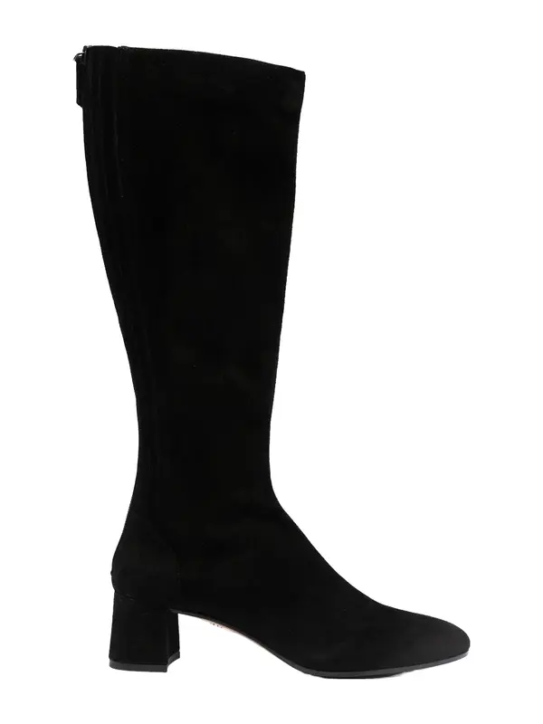 AQUAZZURA Round-toe Knee-length Boots - Black