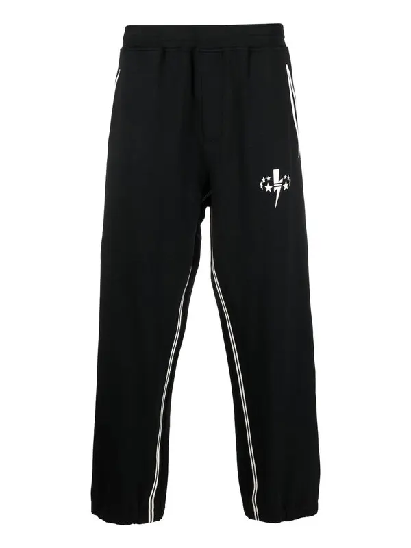 Neil Barrett X James Harden Logo-print Sweatpants - Black