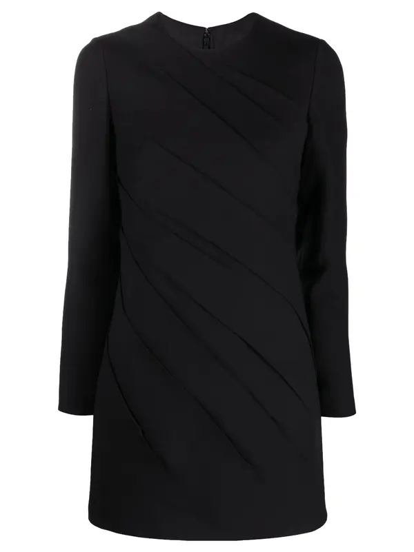 Valentino Garavani Long-sleeve Minidress - Black
