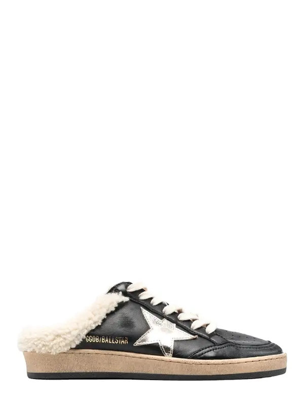 GOLDEN GOOSE Ball Star Sabot Sneakers - Black