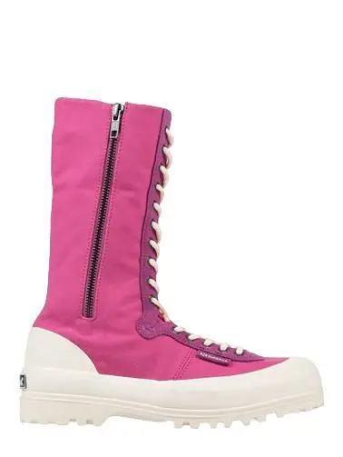 PAURA X SUPERGA Lace-up Ankle Boots - Pink