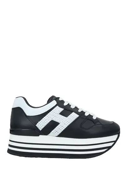 Hogan Leather Low-top Sneakers - Black
