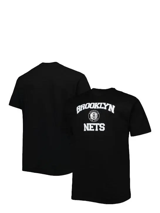 Profile Brooklyn Nets Big & Tall Heart & Soul T-shirt - Black