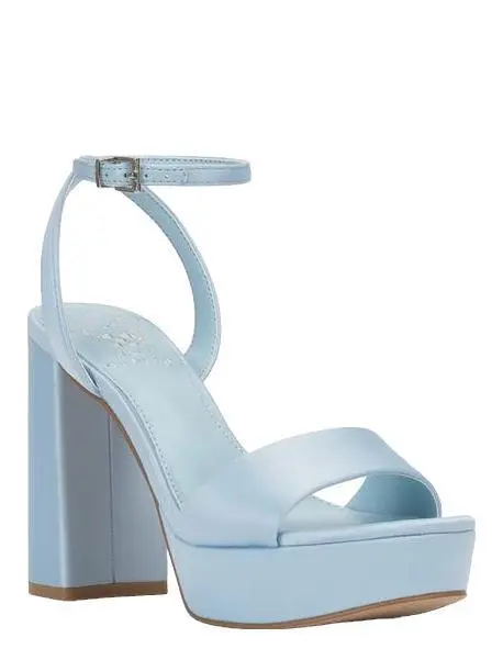 Vince Camuto Pendry Platform Sandals - Light Blue