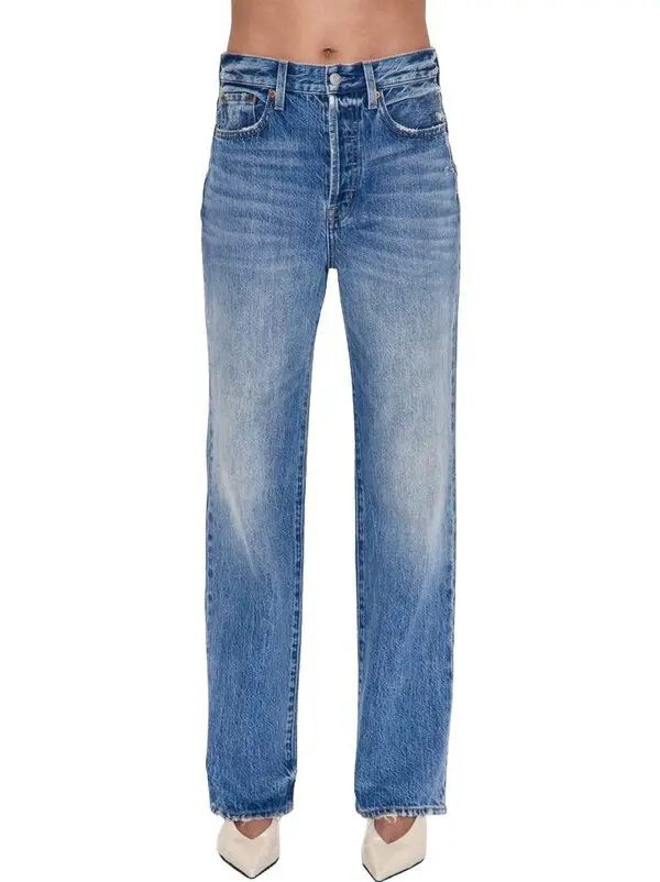PISTOLA Straight Leg High-waist Jeans - Serpentine Vintage