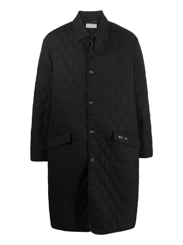 VTMNTS Quilted Coat - Black