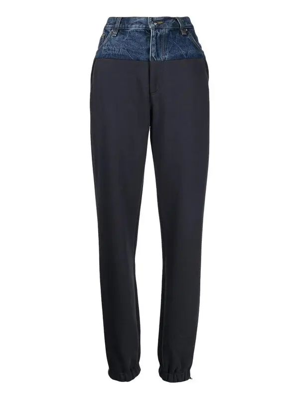 Amiri Two-tone Denim Trousers - Blue