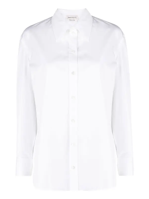 Alexander McQueen Long-sleeved Shirt - White