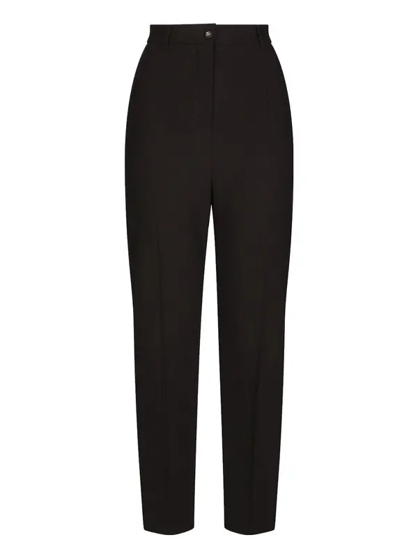 Dolce & Gabbana Tuxedo-band Tailored Trousers - Black