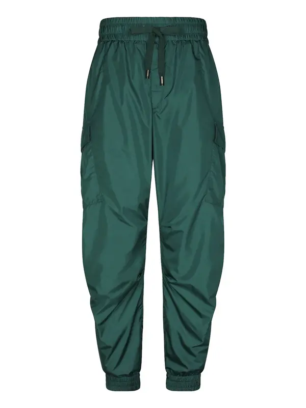 Dolce & Gabbana Drawstring Tapered Trousers - Green