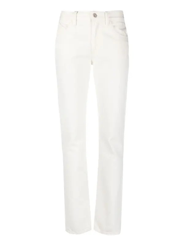 Attico High-rise Slim-leg Jeans - White
