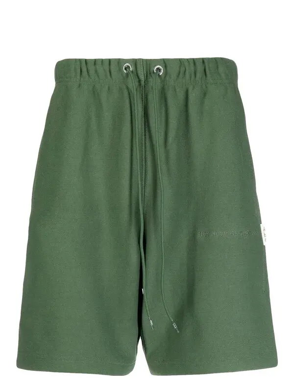 ADVISORY BOARD CRYSTALS Drawstring Sweat-shorts - Green