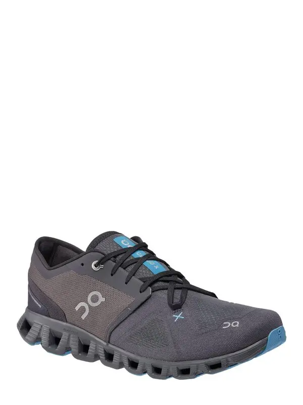 On Cloud X 3 Training Shoe - Eclipse/magnet