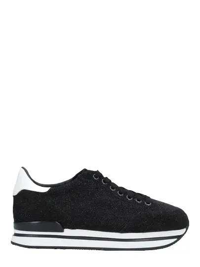 Hogan Leather Low-top Sneakers - Black