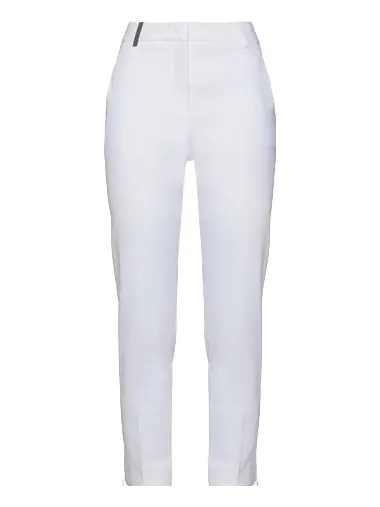 Peserico Tapered Mid-rise Pants - White