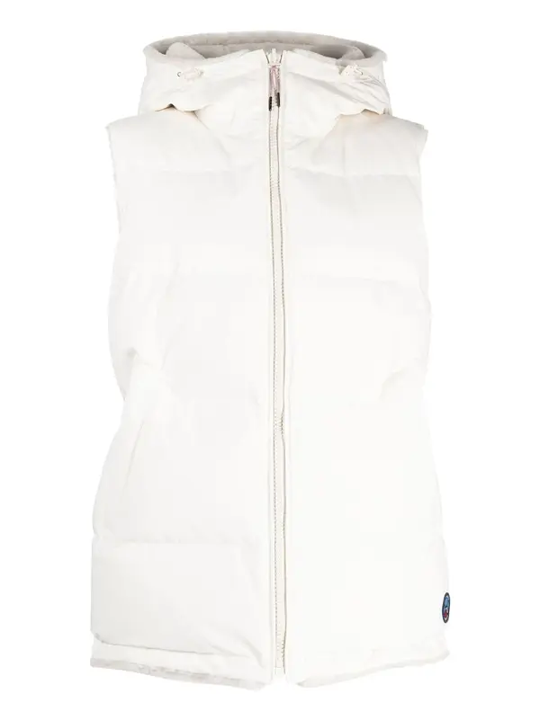 YVES SALOMON Reversible Shearling Gilet - White