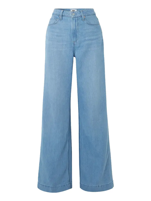 Paige Harper High-rise Wide-leg Jeans - Blue