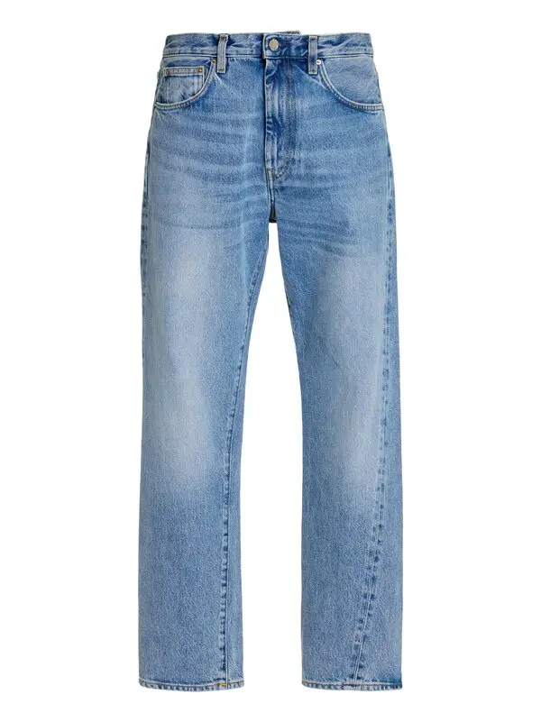TOTEME Twisted Seam Rigid Mid-rise Straight-leg Jeans - Blue
