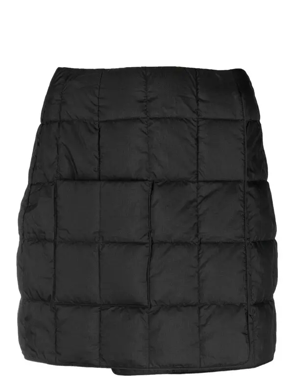 IENKI IENKI Quilted Mini Skirt - Black
