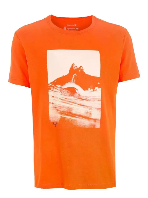 OSKLEN Graphic-print Short-sleeved T-shirt - Orange