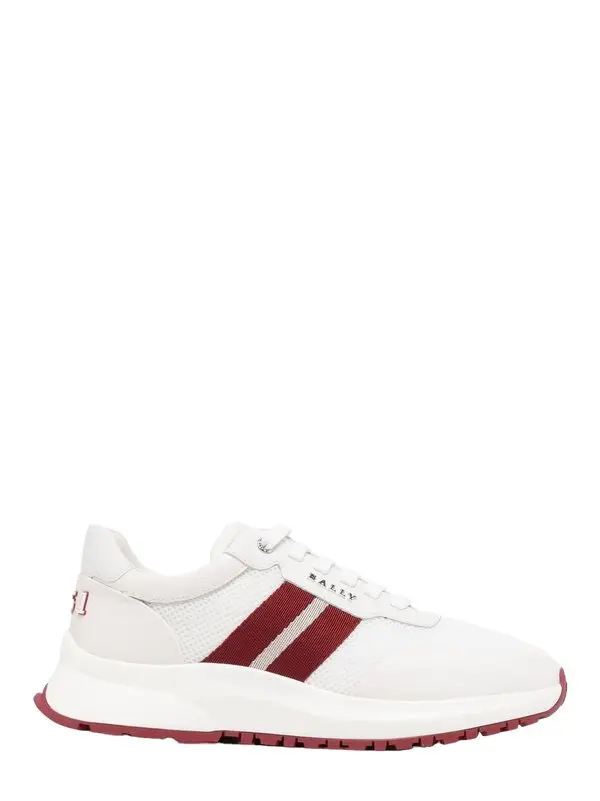 Bally Mesh Panel Low-top Sneakers - White