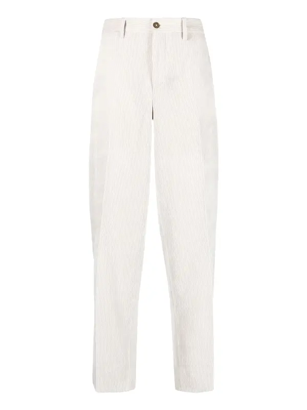BRIGLIA 1949 Straight-leg Corduroy Trousers - Neutrals