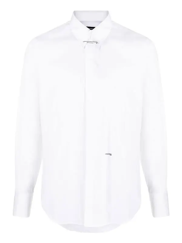 Dsquared2 Logo-detail Button-up Shirt - White