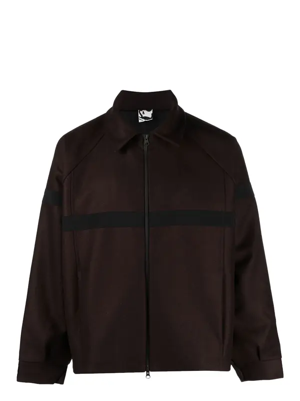 GR10K X Salomon Zip-up Shirt Jacket - Brown