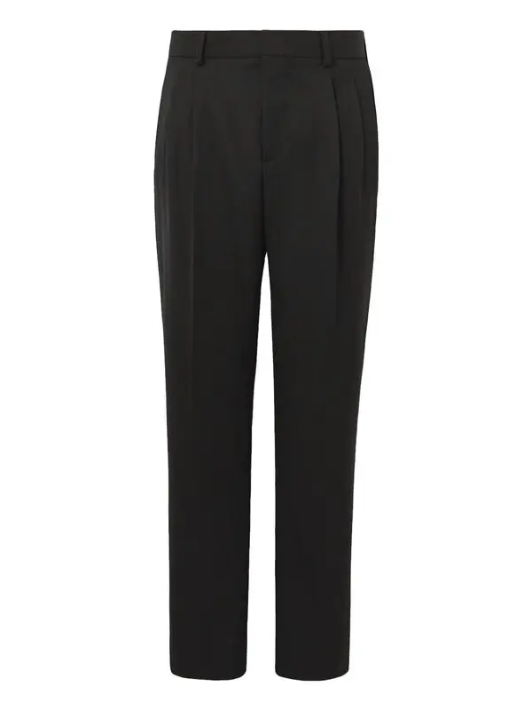 Loro Piana City Slim-fit Virgin Wool Trousers - Gray