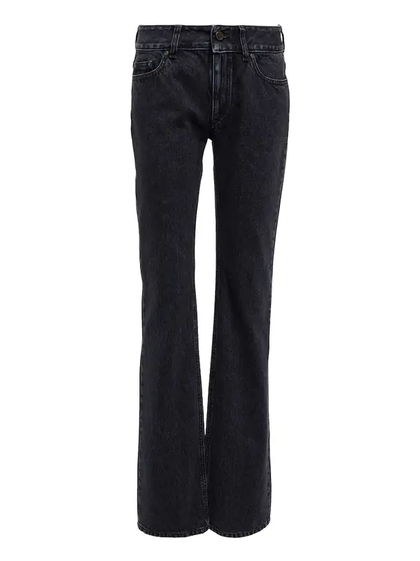Stella McCartney Low-rise Straight Jeans - Black