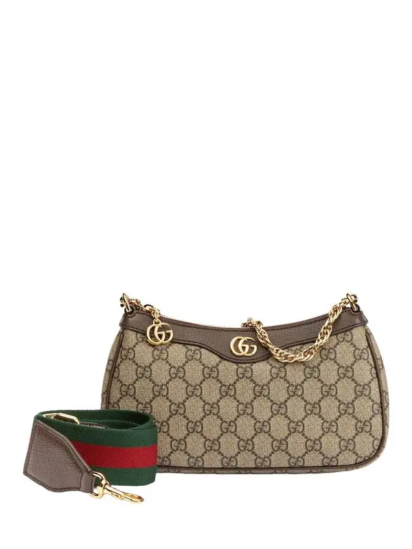 Gucci Ophidia Gg Supreme Shoulder Bag - Beige