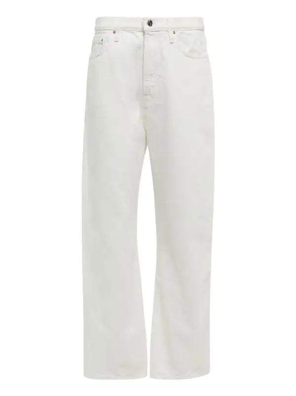 TOTEME Mid-rise Straight Jeans - White