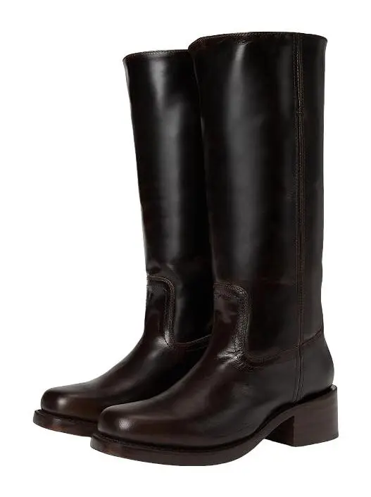 THE FRYE COMPANY Campus 14l Pull-on Leather Boots - Brown