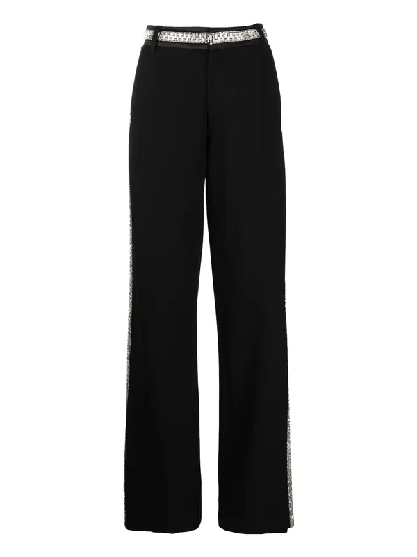 Retrofete Jessa Crystal-embellished Trousers - Black