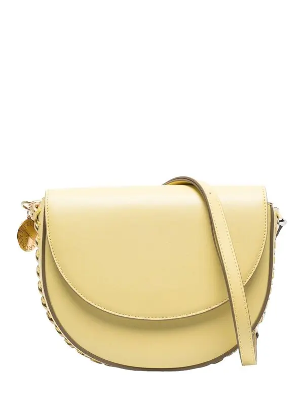 Stella McCartney Frayme Medium Shoulder Bag - Yellow