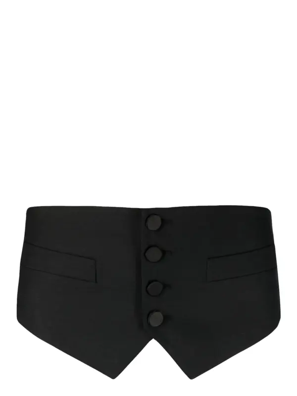 Dsquared2 Buttoned Adjustable Cummerbund - Black